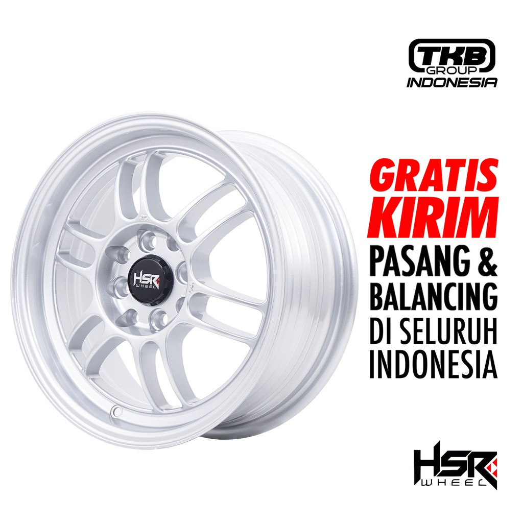 Jual Velg Mobil Ring 15 HSR KUMAMOTO 677B R15 - PCD H8X100-114,3 ET40 | Shopee Indonesia