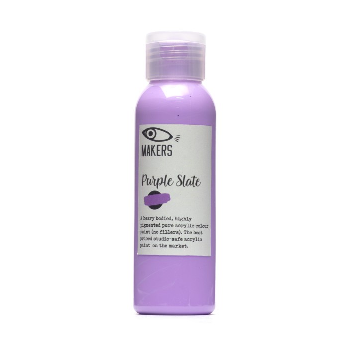 Jual Purple Slate Acrylic Paint 100ml by MAKERS | Shopee Indonesia