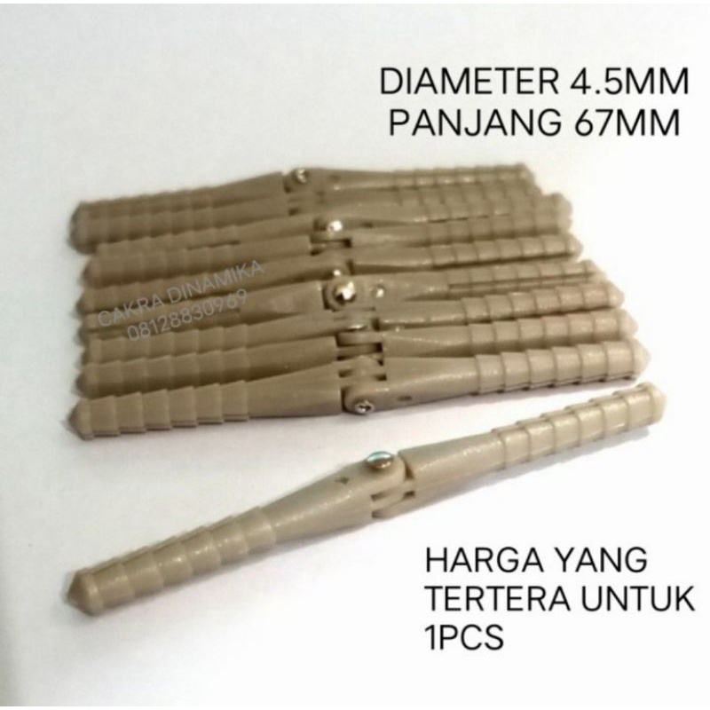 Jual 1pcs Engsel pin hinges D4.5mm x L67mm isi 1pcs engsel bulat untuk ...