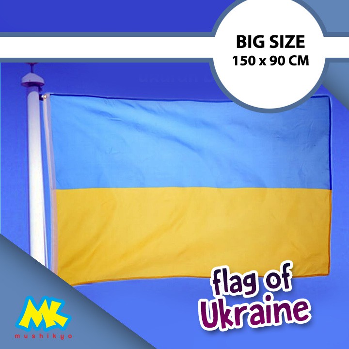 Jual Bendera Ukraina - Ukraine Flag | Shopee Indonesia
