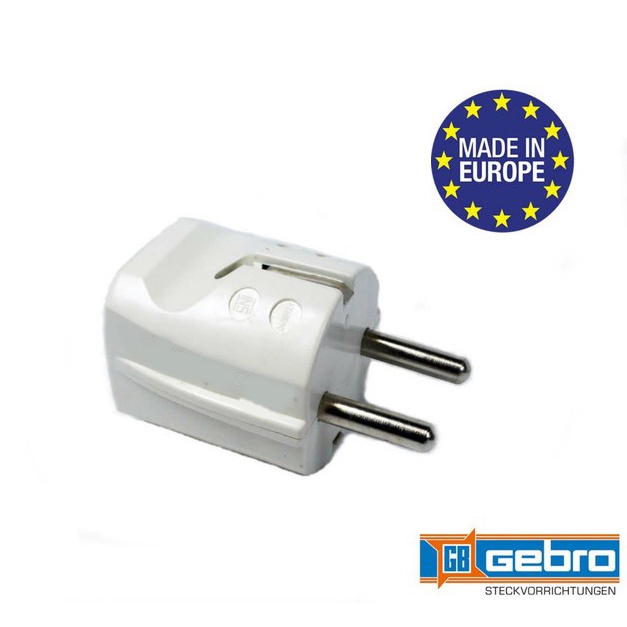 Jual Steker arde GB German merk Gebro 2 pin | Shopee Indonesia