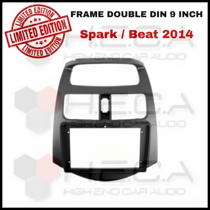 Jual Frame 9" Chevrolet Spark / Beat 2014 Double Din Android Head Unit ...