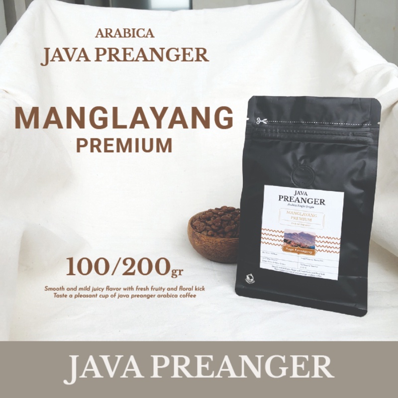 Jual Arabica Java Preanger Manglayang Premium Kopi Bean, Bubuk 100 ...