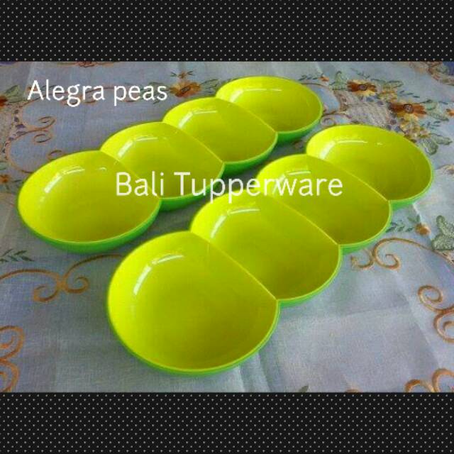 Jual Tupperware alegra 4 four peas server | Shopee Indonesia