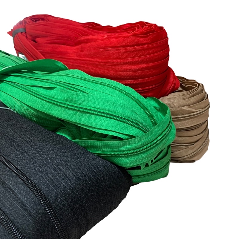 Jual Daun Resleting Zipper Plastik No. 5 Meteran | Shopee Indonesia