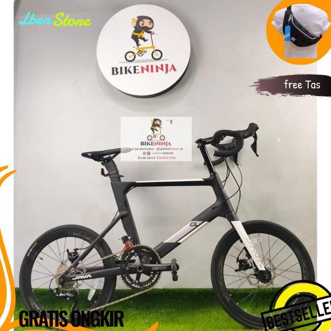 Jual Original Java Minivelo Cl Carbon 22 Inch Dropbar Model Road Bike ...
