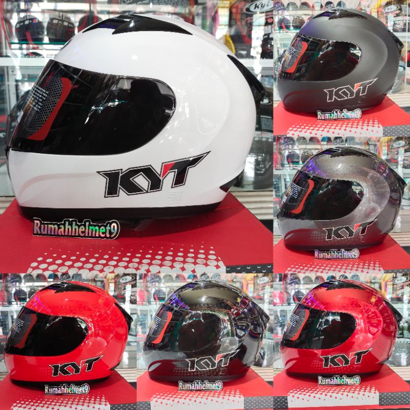 Jual helm KYT R10 SOLID ORIGINAL LISENSI SNI/DOT | Shopee Indonesia