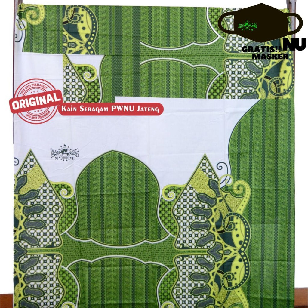 Jual Kain NU Nahdlatul Ulama Kain Batik NU PWNU Kain PWNU Wayang Batik ...