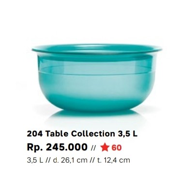 Jual 204 Table Collection 3,5 L | Shopee Indonesia