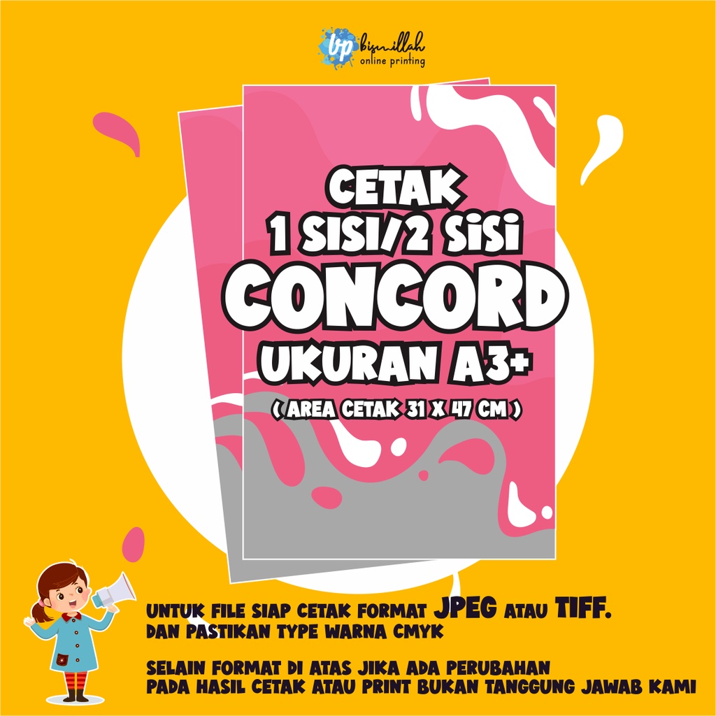 Jual Cetak concorde uk A3+ | Shopee Indonesia