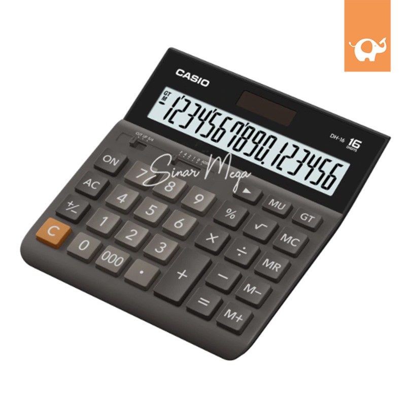 Jual Casio Calculator DH-16 Kalkulator 16 Digits Original | Shopee ...