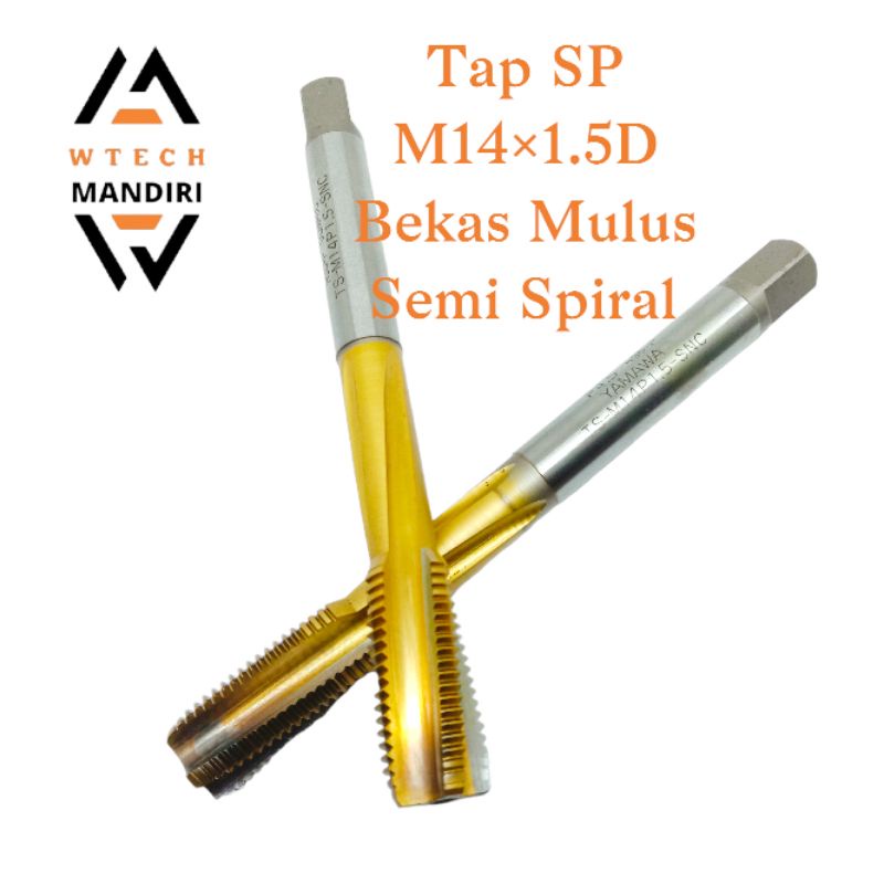 Jual YAMAWA Tap Ulir Baut M14×1.5 Sp Handtap Bubut Semi Spiral M14 | Shopee Indonesia