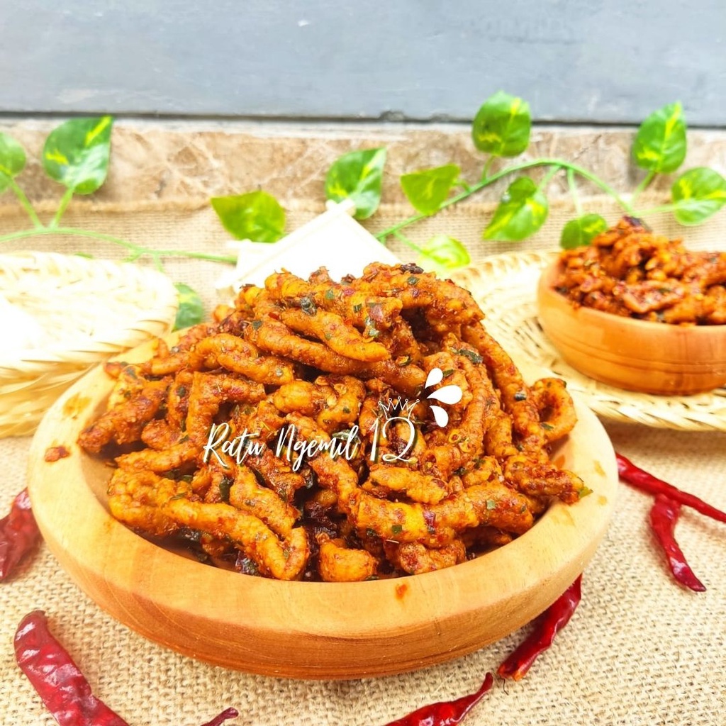 Jual 250gram USUS KRISPY CETAR/USUS DAUN JERUK/USUS KRISPY KRIUK ...