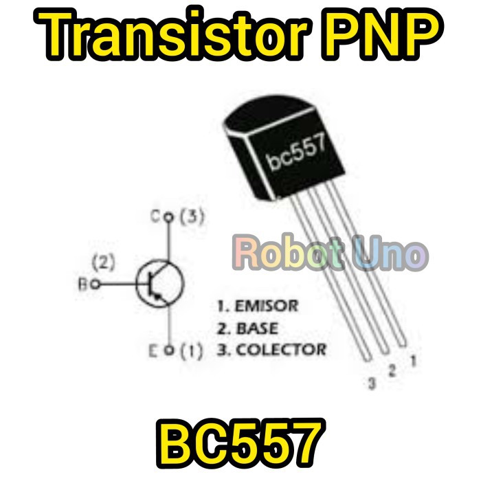 Jual BC557 Transistor PNP BC557 | Shopee Indonesia