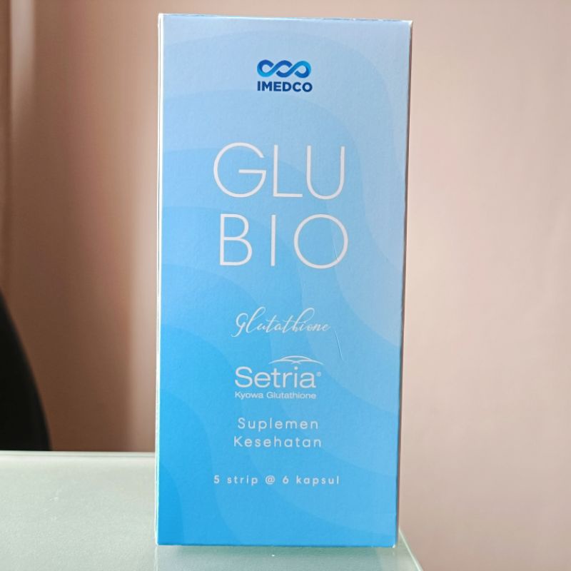 Jual Glubio L Glutathione 500mg Pemutih Kulit Suplemen Kesehatan Box ...