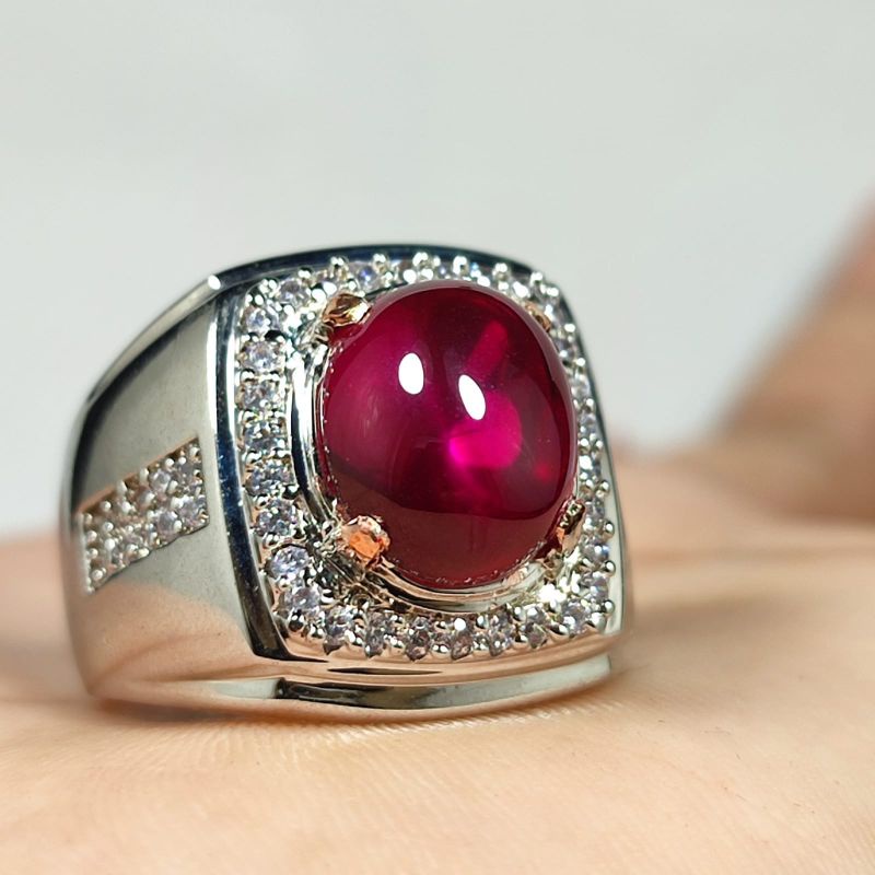 Jual Batu Merah Siam Asli Catam Top Quality Siap Pakai | Shopee Indonesia