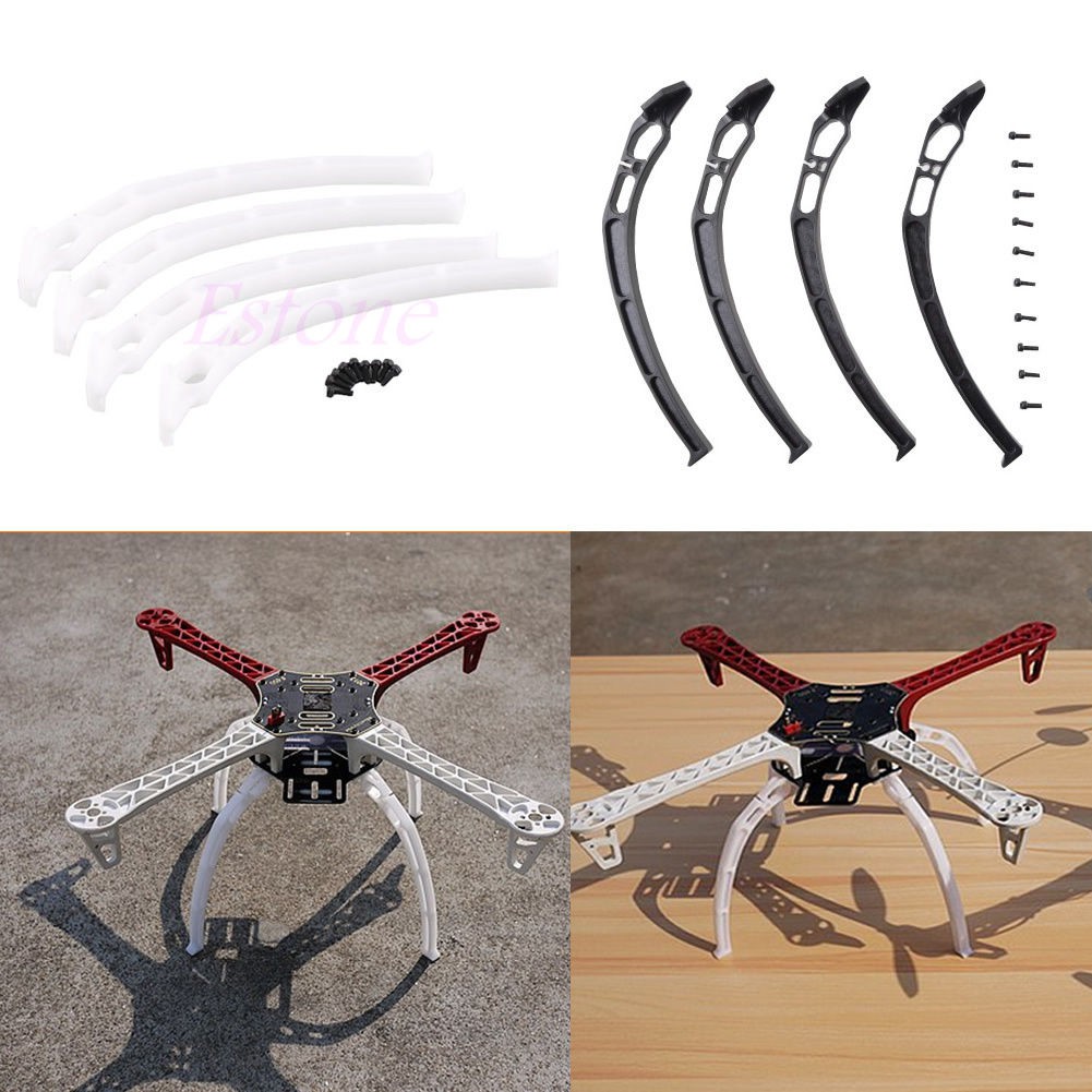 Jual Tall Landing Gear skid DJI F450 F550 SK480 FPV High landing Skid ...