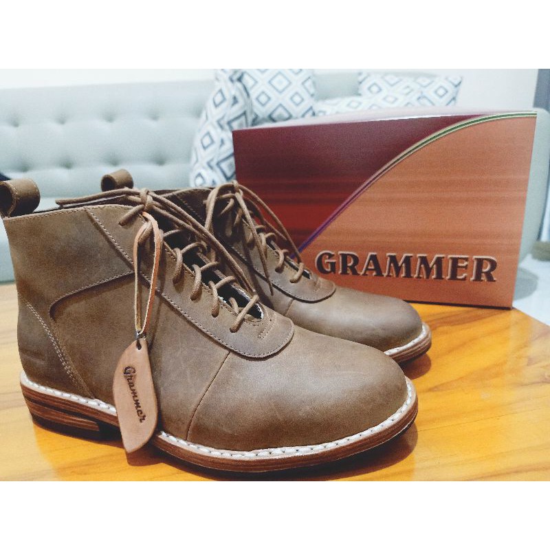 Jual Sepatu Pria Boot Custom Handmade vintage Classic Full Kulit Pull ...