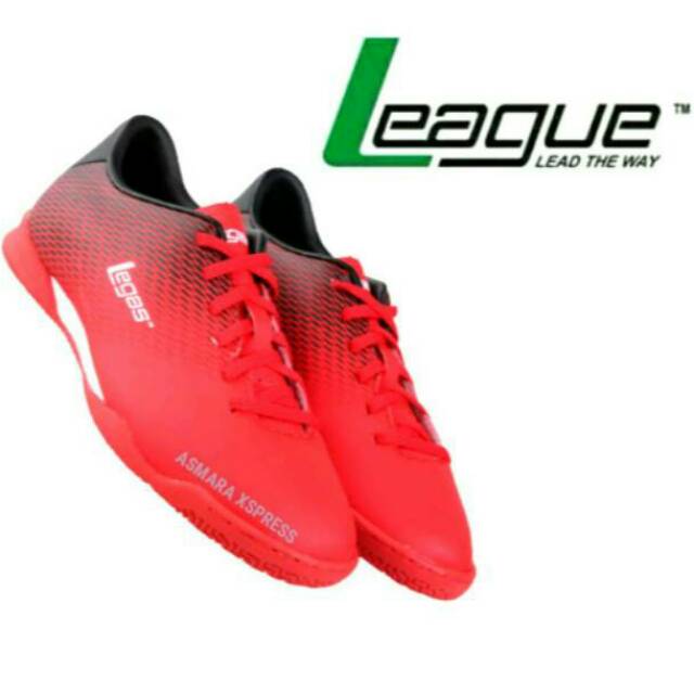 Jual League Original Legas Attacanti LA Sepatu Futsal - Fiery Red Black ...