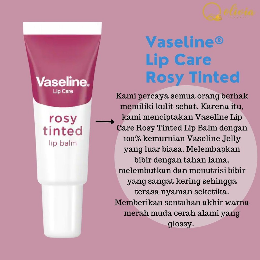 Jual Vaseline® Lip Care Rosy Tinted | Shopee Indonesia
