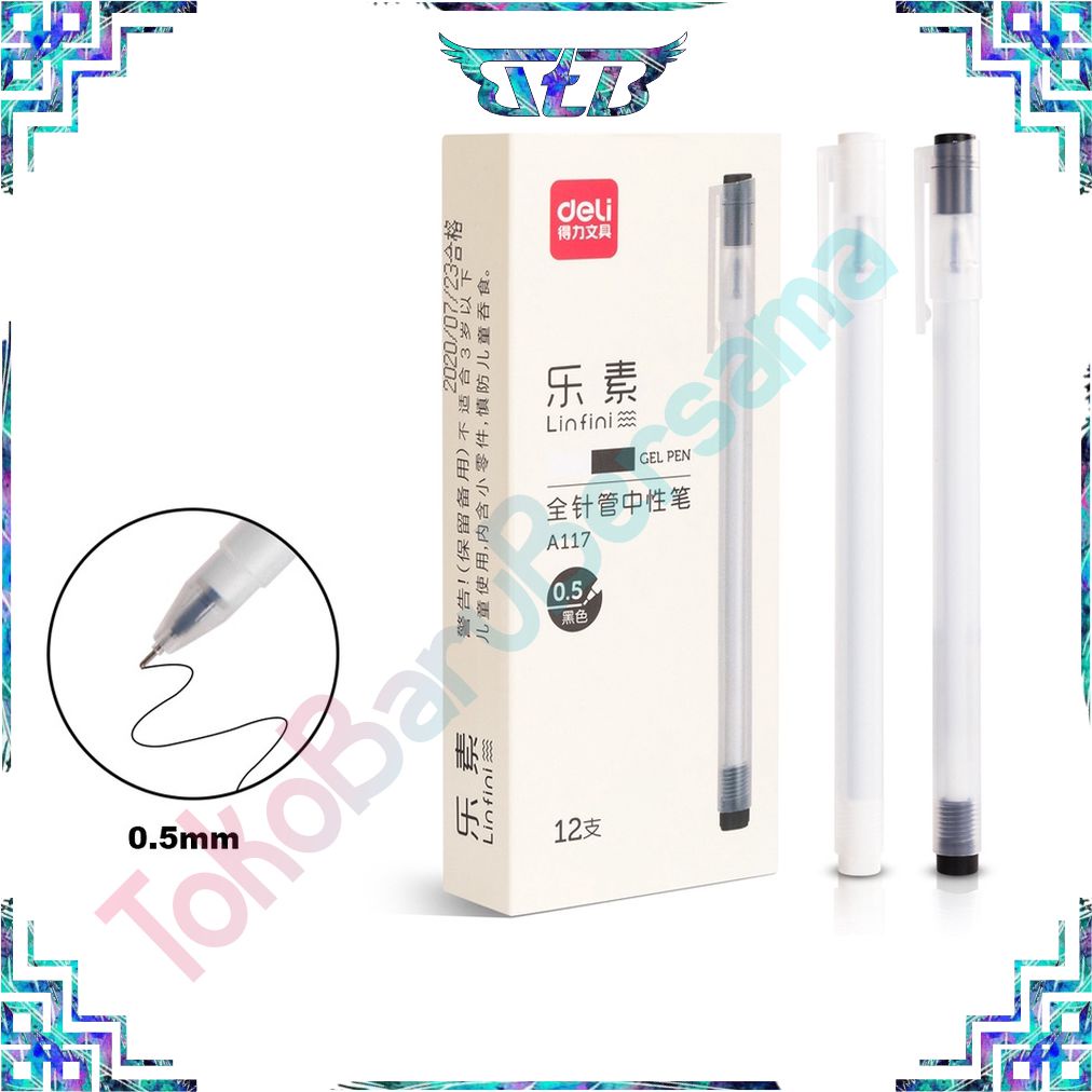 Jual S015 Gel Pen Pulpen Gel Tinta Hitam 0.5mm Desain Unik | Shopee ...