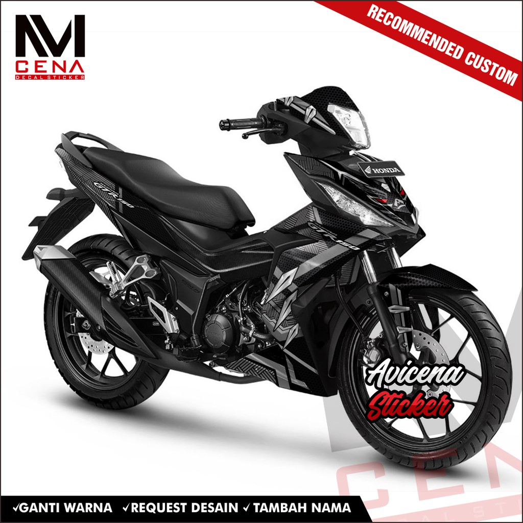 Jual Sticker Decal Honda Supra GTR 150 Decal Sticker Supra GTR Sticker ...