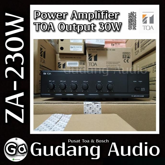 Jual SALE Amplifier TOA ZA-230w (30watt) | Shopee Indonesia