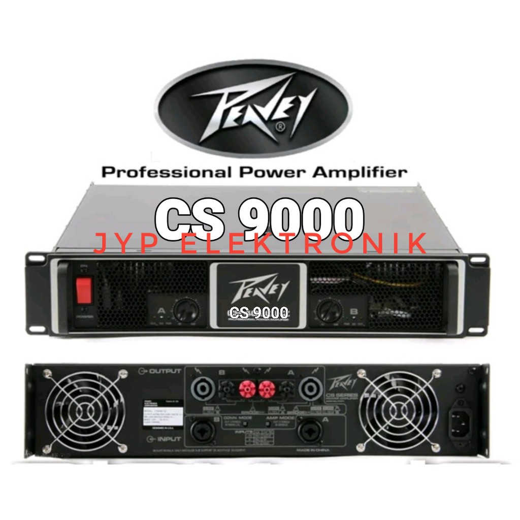 Jual POWER AMPLIFIER PEAVEY CS 9000 / CS9000 / CS-9000 NEW | Shopee ...