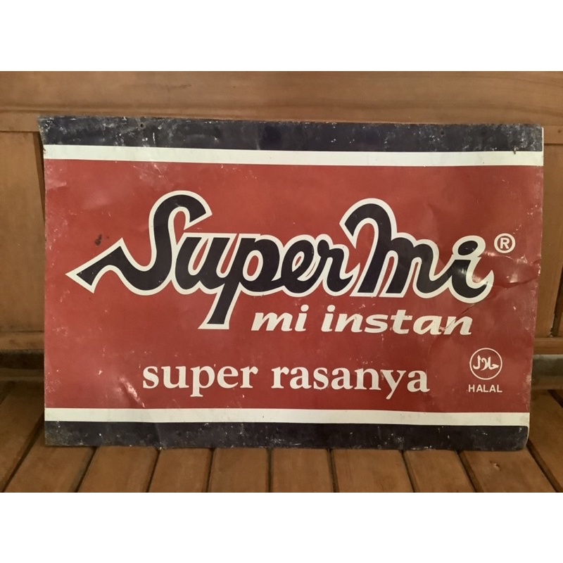 Jual iklan seng / enamel jadul supermi supermie original | Shopee Indonesia