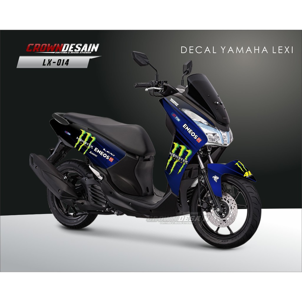 Jual DISKON Decal Lexi Fullbody Biru Livery LX014A BURUAN | Shopee ...
