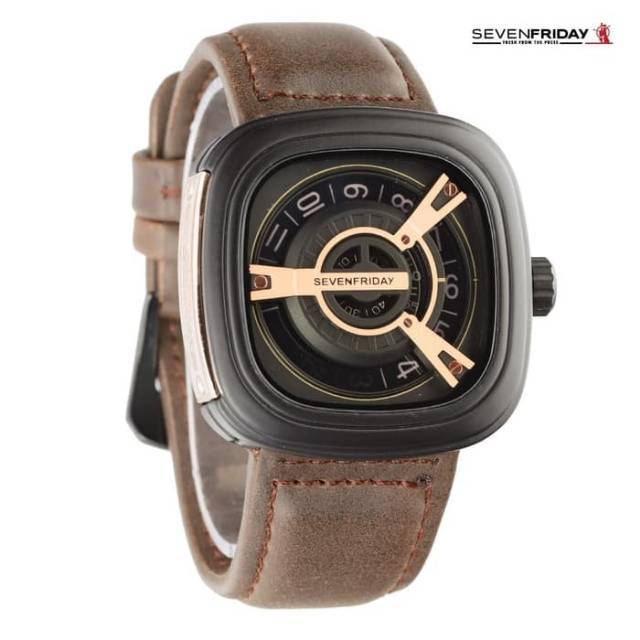 Jual Jam Tangan Sevenfriday - Jam Tangan Fashion Pria Trendy - Coklat ...