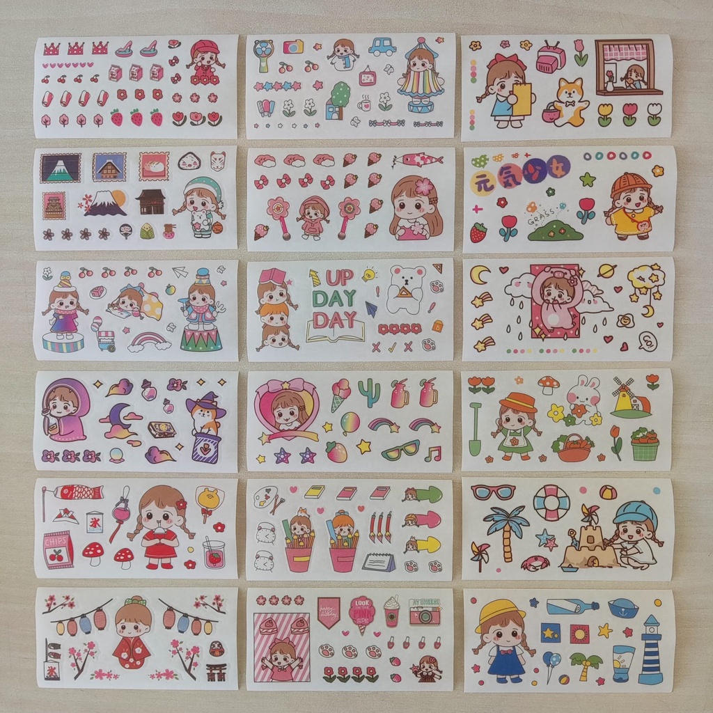 Jual Stiker Kreatif Dekorasi , Stiker Decoration, Stiker Lucu Unik (Uk ...