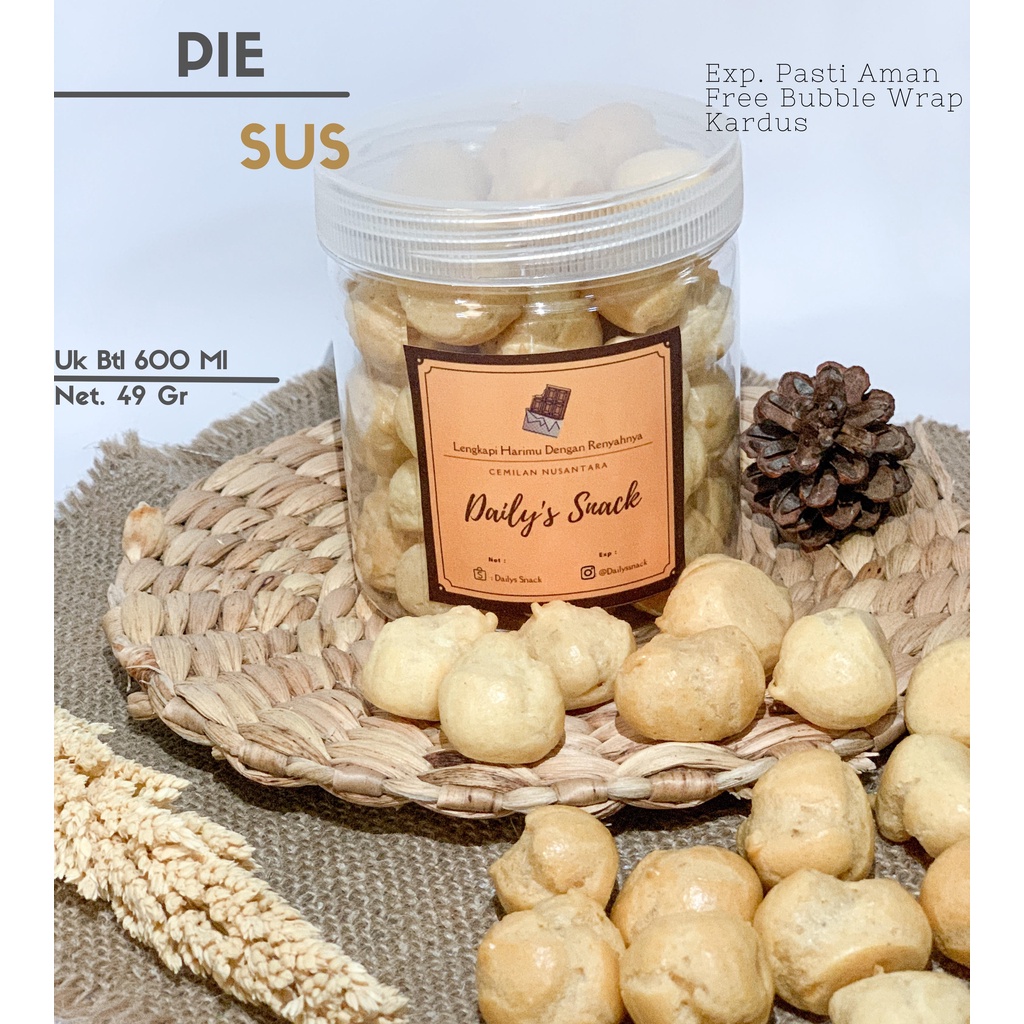 Jual SNACK KILOAN / MAKANAN RINGAN - PIE SUS TOPLES | Shopee Indonesia