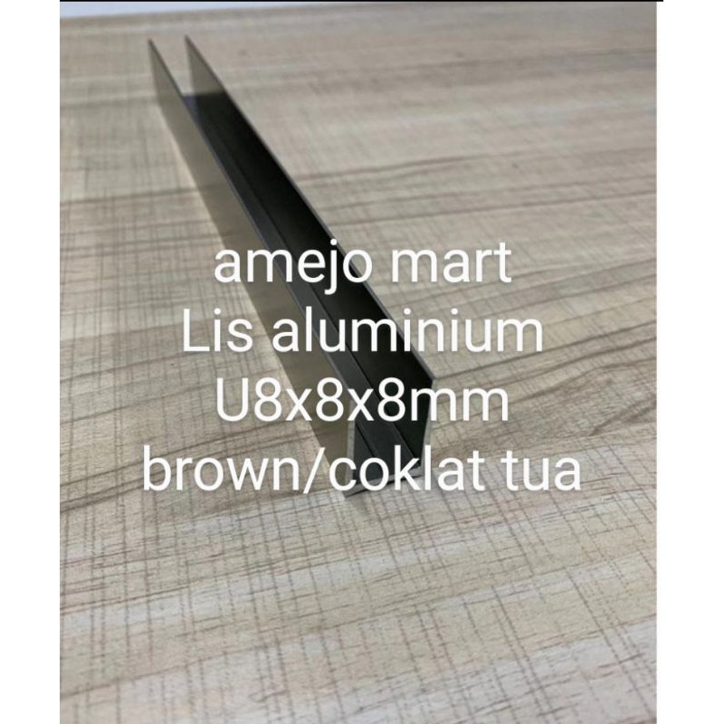 Jual TERMURAH LIS ALUMINIUM U 8mx8mx8 m | Shopee Indonesia