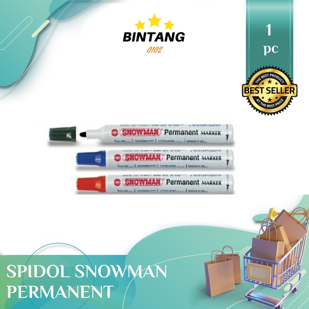 Jual Spidol Giant Snowman Marker G 12 | Shopee Indonesia