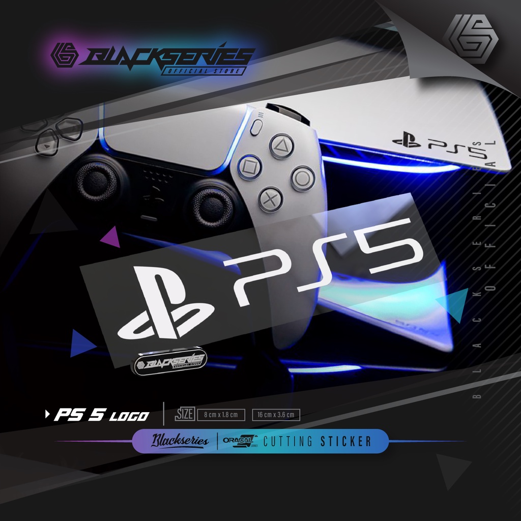 Jual Cutting Sticker PS 5 Logo || stiker PS5 Logo | Playstation ...