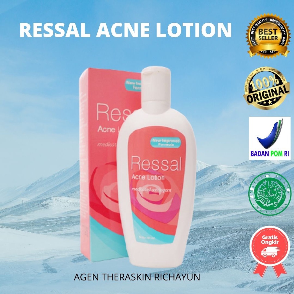 Jual ressal acne lotion 100 ml | Shopee Indonesia