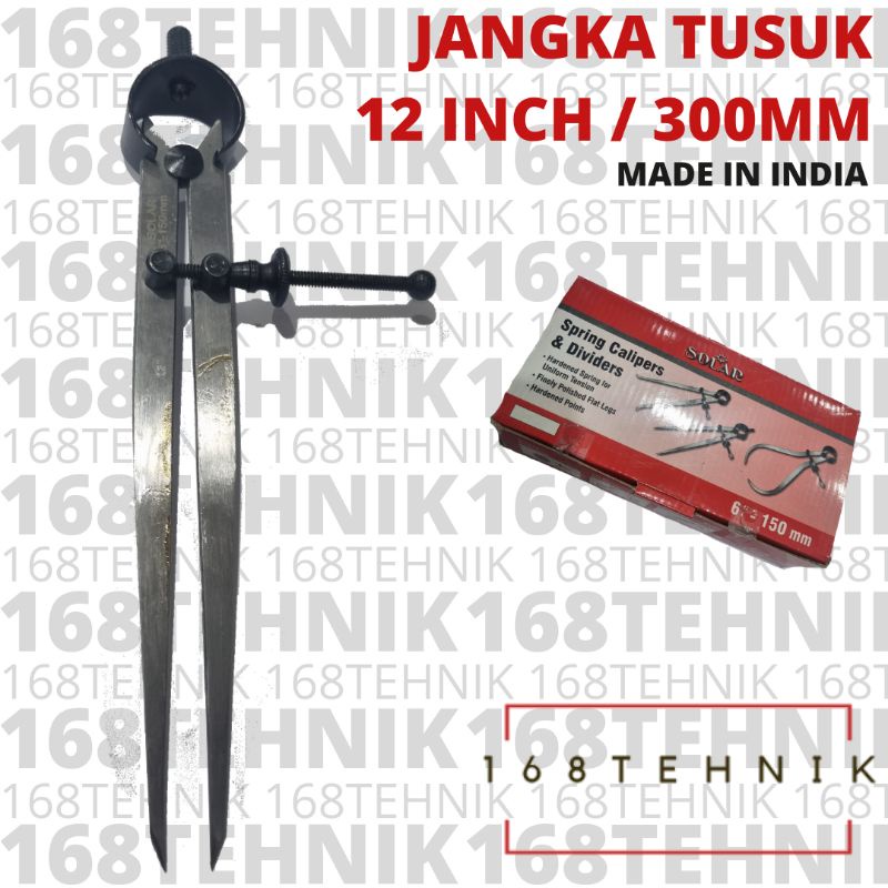 Jual Jangka Tusuk 12 inch / Jangka Tusuk 300mm / Divider Caliper 12 ...