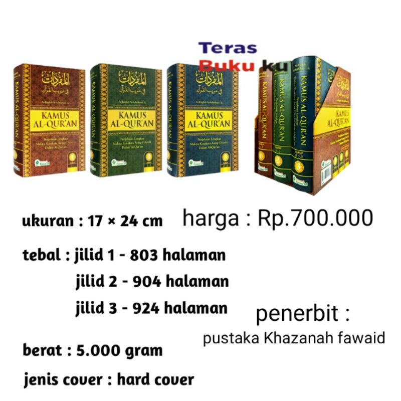 Jual KAMUS AL-QUR'AN Penjelasan Lengkap Makna Kosakata asing dalam Al ... Jual KAMUS AL-QUR'AN Penjelasan Lengkap Makna Kosakata asing dalam Al ...