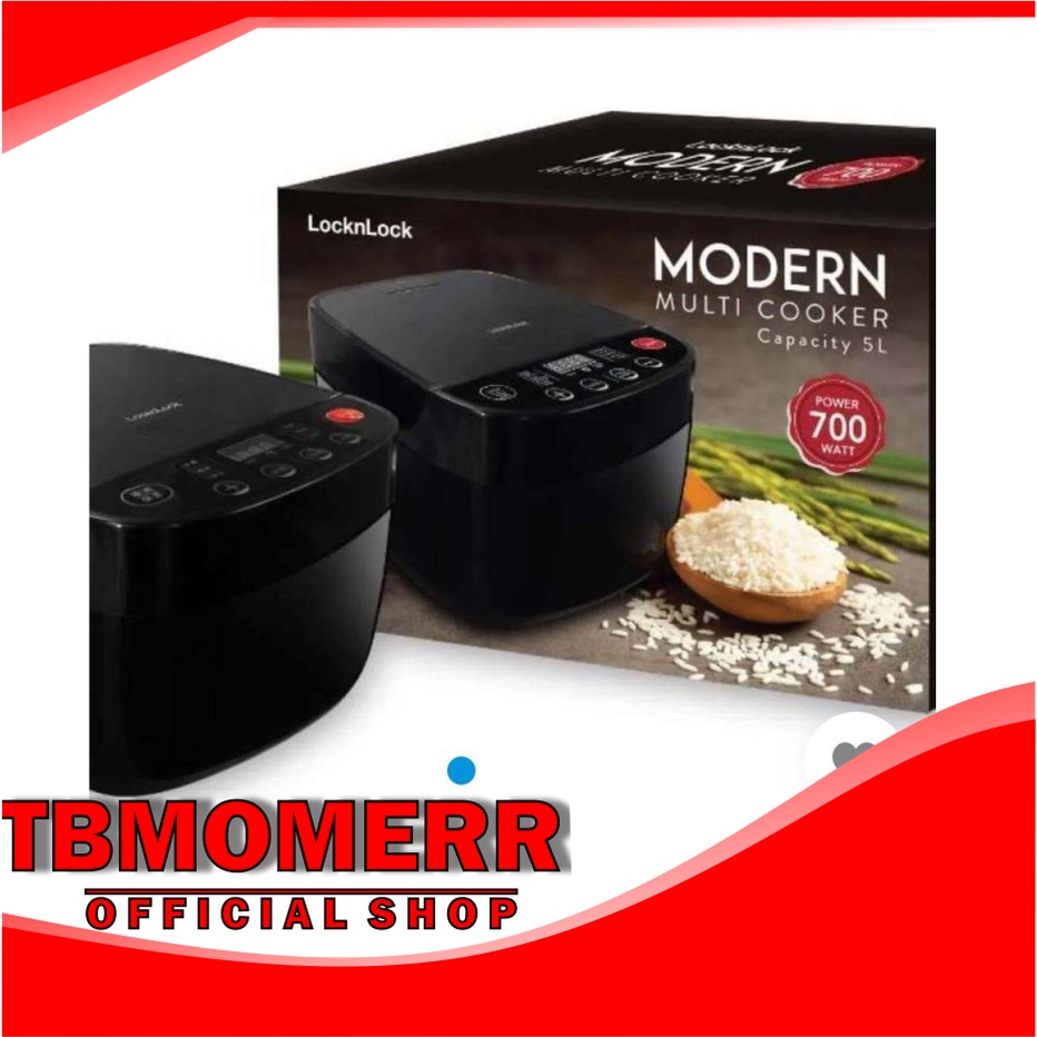 Jual EJP 556 BLK MODERN MULTI COOKER 700W BLACK LOCK & LOCK / RICE ...