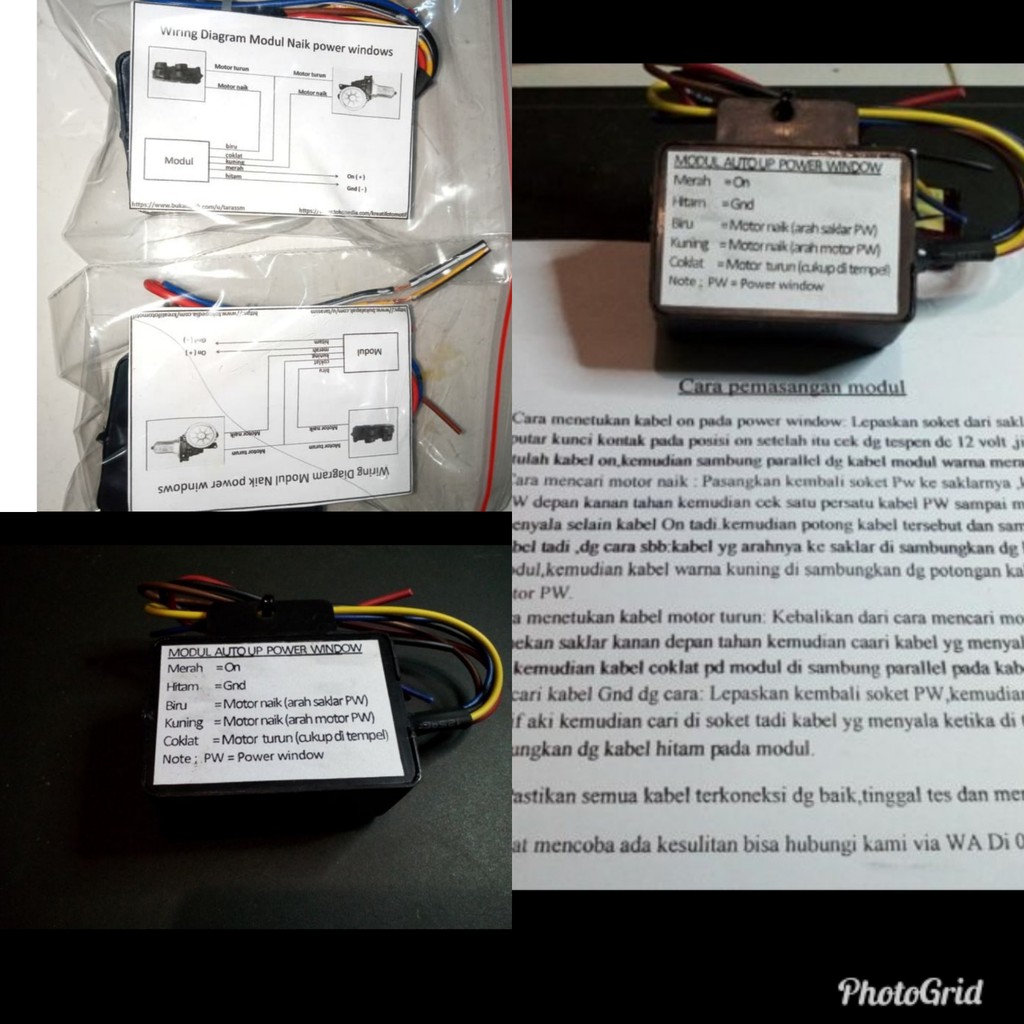 Jual Modul Auto Up Power Window /Otomatis Naik Power Window/modul auto ...