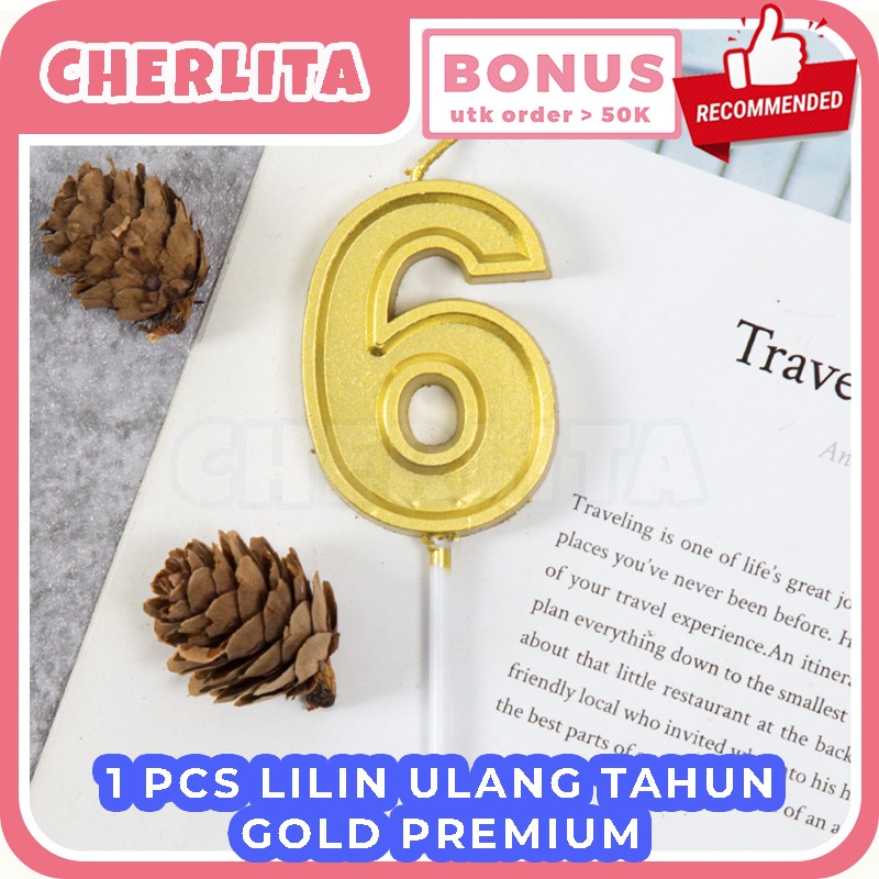 Jual Lilin Ultah Angka Gold Silver Happy Birthday Candle Ulang Tahun ...