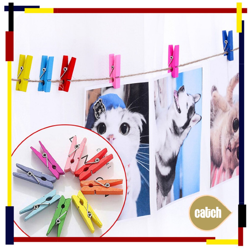 Jual CATCH.ID Wooden Clip / Klip / Penjepit / Jepitan Photo / Klip ...