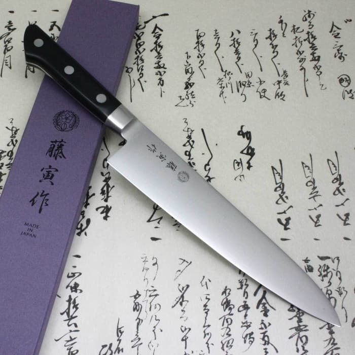 Jual TOJIRO FUJITORA FU-808 DP 3Layered VG10 Gyuto Chef Knife 210mm ...