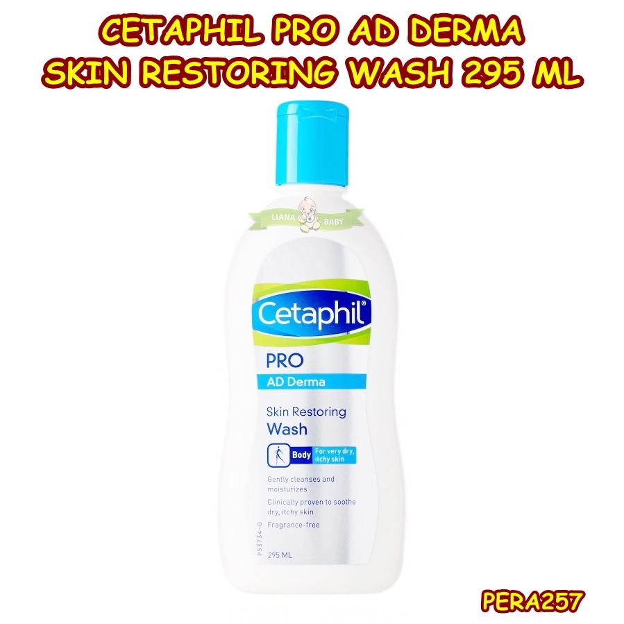 Jual PERA257 SABUN CETAPHIL PRO AD DERMA SKIN RESTORING WASH 295 ML exp ...