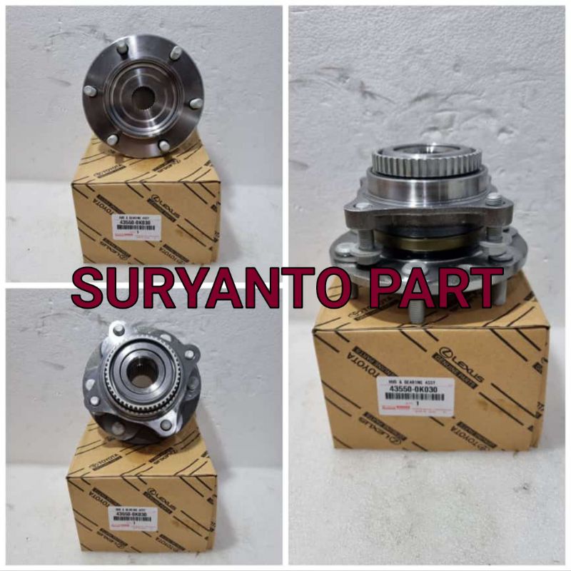 Jual Nap Roda Komplit Hub Bearing Assy Toyota Fortuner/Hilux Vigo ...