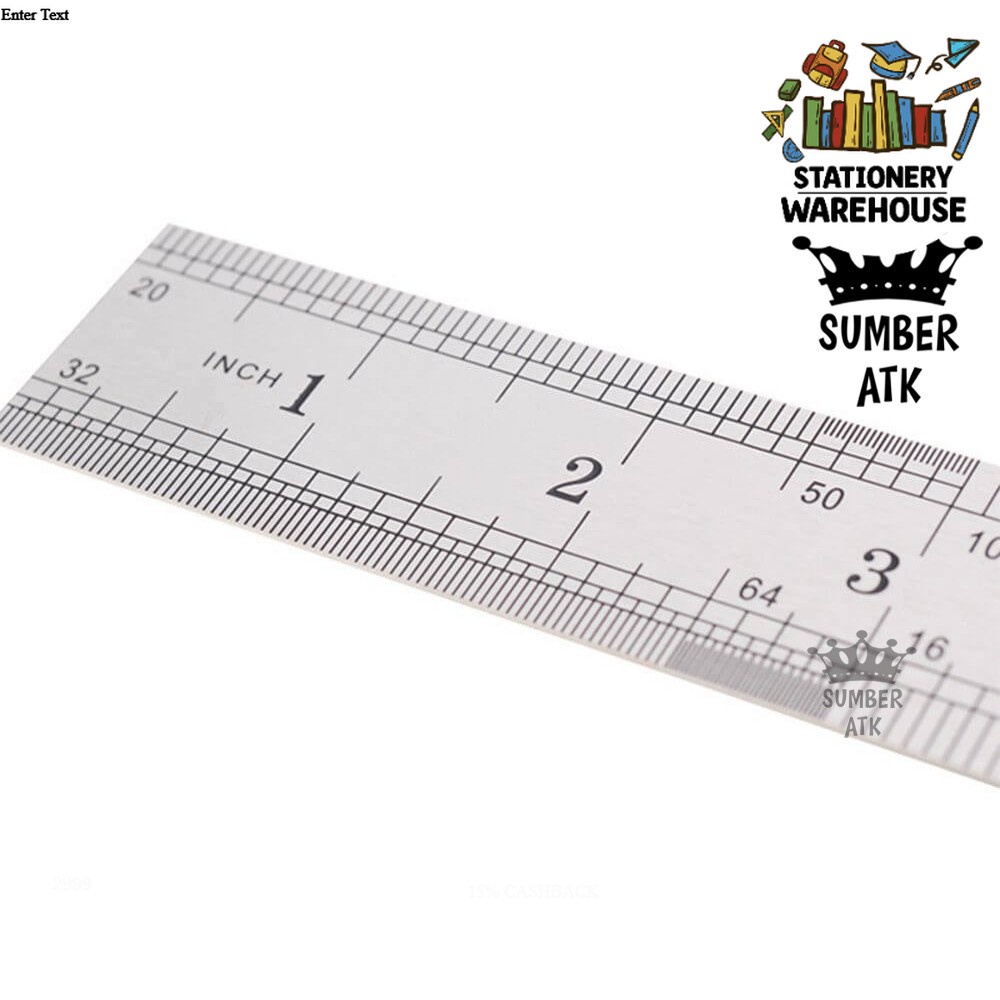 Jual Penggaris Besi KENKO STAINLESS STEEL RULER 15 CM / 30 CM / 50 CM / 60 CM / 100 CM ORIGINAL ...