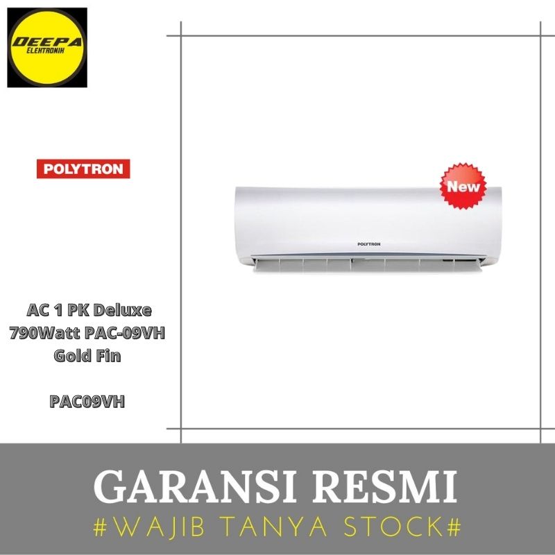Jual Polytron PAC09VH AC 1 PK Deluxe 790Watt PAC-09VH Gold Fin Deepa ...