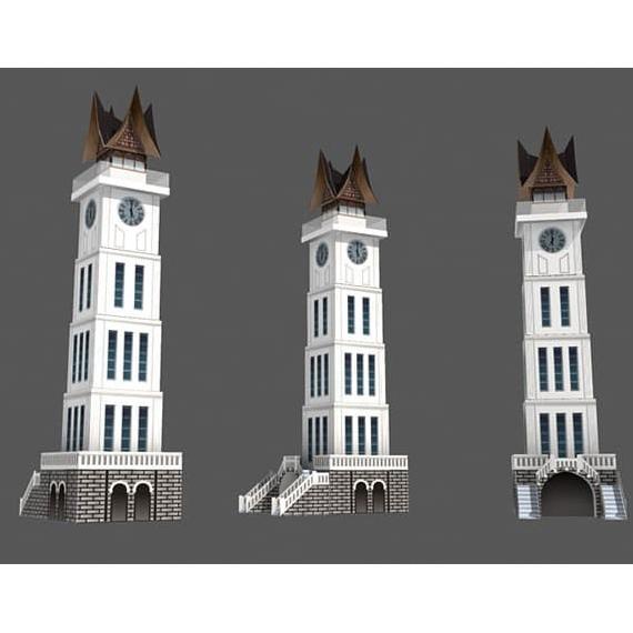 Jual DIY Papercraft Diorama Menara Jam Gadang | Shopee Indonesia