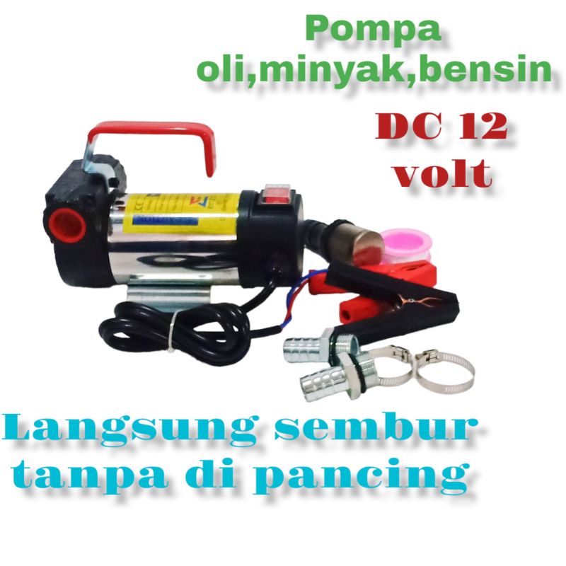 Jual DC 12 volt-diesel transfer pump 12 volt-pompa oli minyak goreng ...